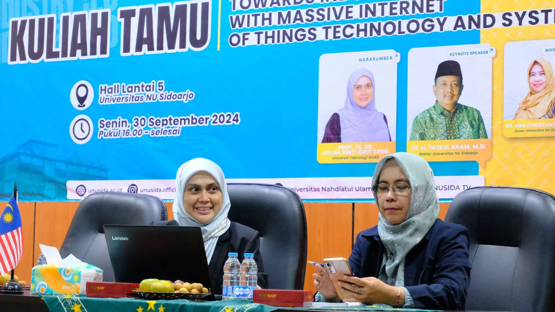 Fakultas Teknik dan Filkom Unusida Gelar Kuliah Tamu Bersama Guru Besar ...